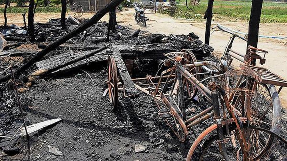 Six of a family killedin cylinder explosion - The Hindu