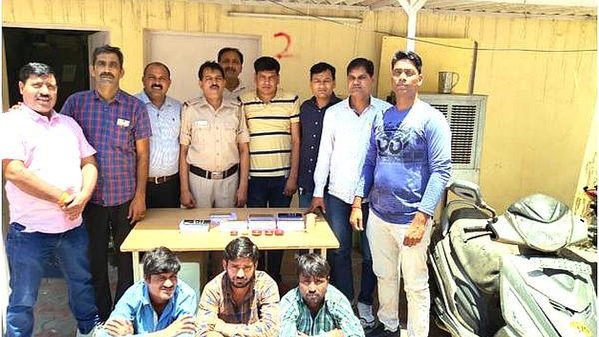 Three members of Bawariya gang held - The Hindu