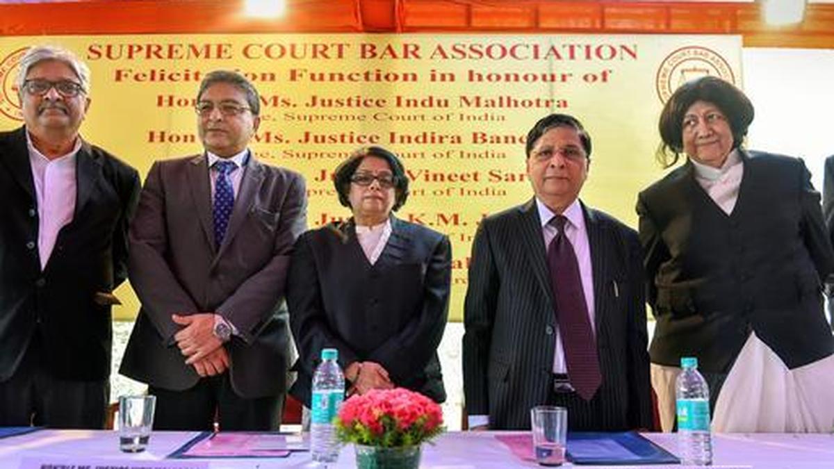 Felicitation to new judges of the Supreme Court, Independence Day eve ...