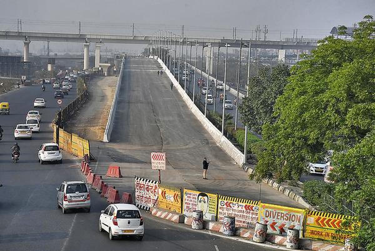 Part of Phase-III of Barapullah flyover project nears completion, to be ...
