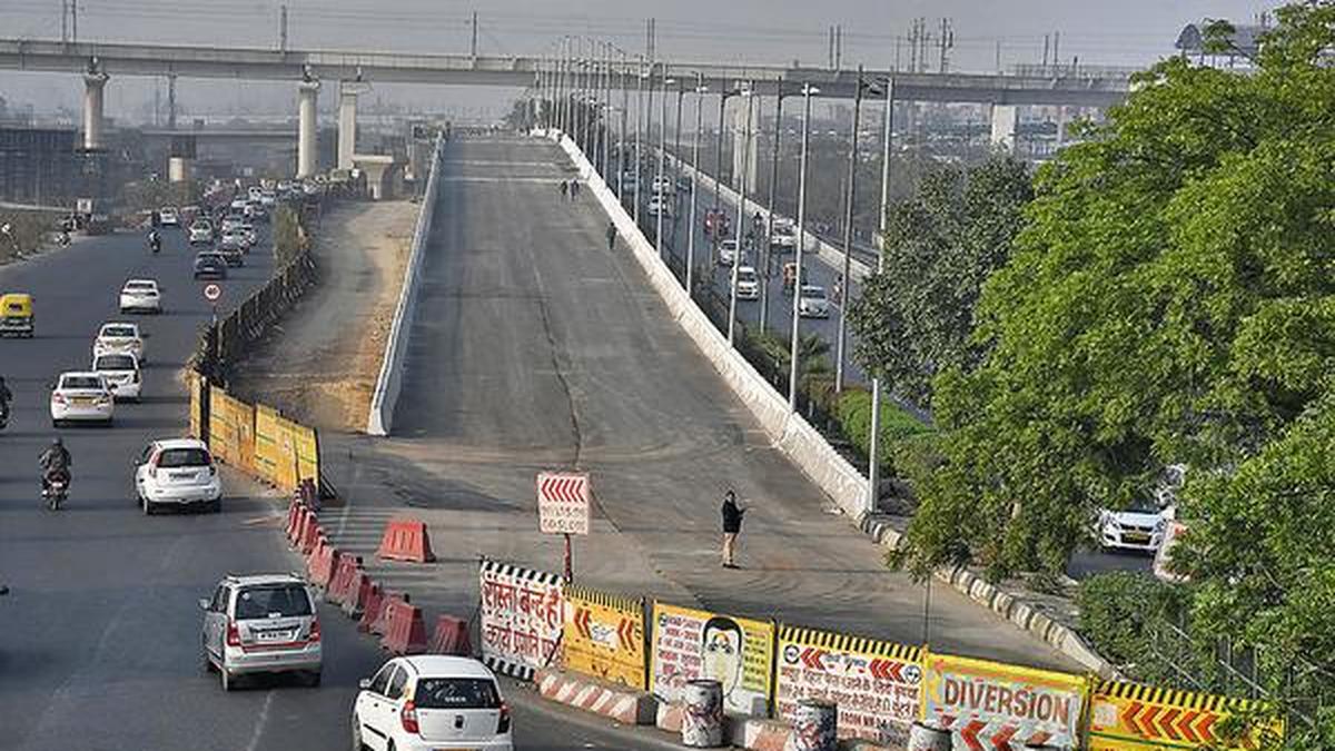 Part of Phase-III of Barapullah flyover project nears completion, to be ...