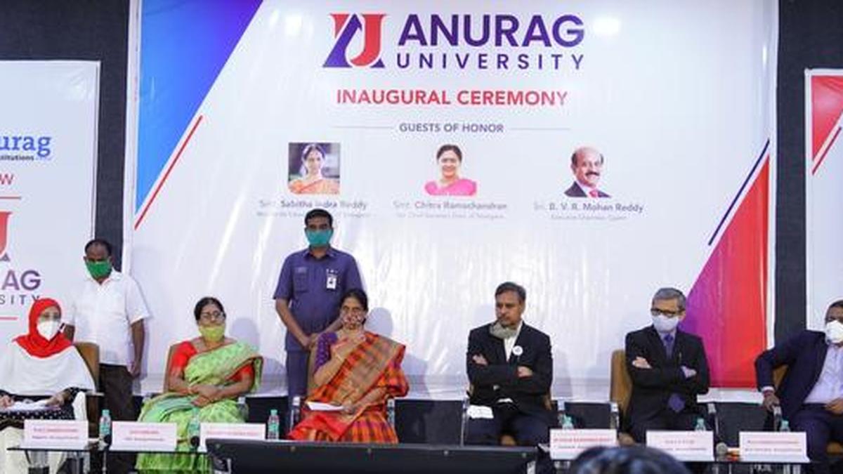 Anurag University has formal launch - The Hindu