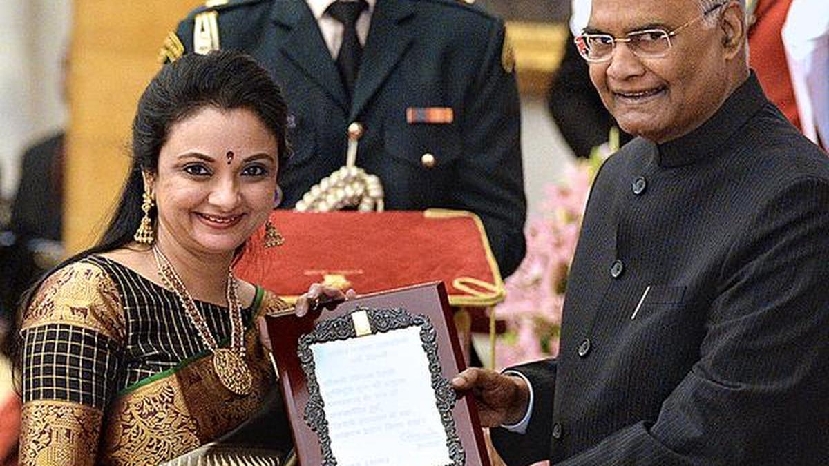 Deepika Reddy receives Sangeet Natak Akademi award - The Hindu
