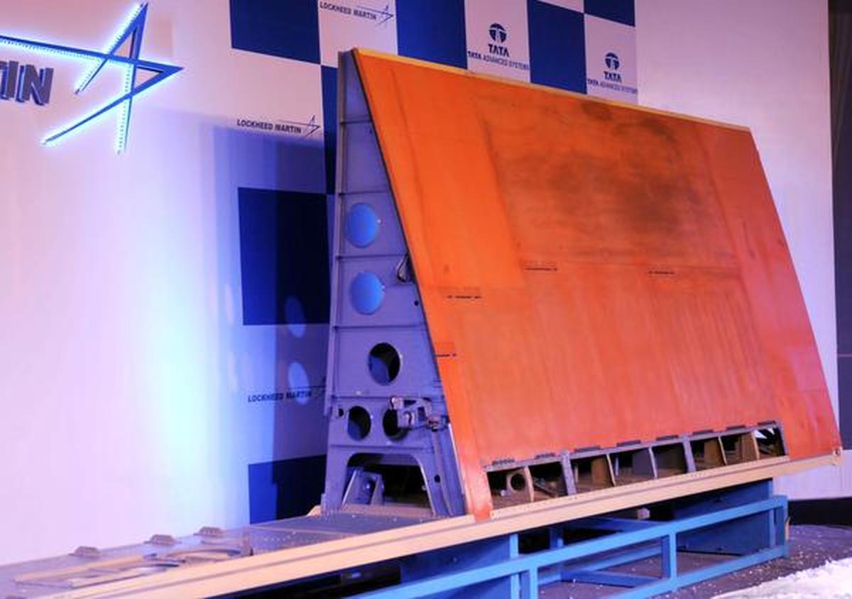 Tata Lockheed Martin JV delivers 150th Super Hercules empennage - The Hindu