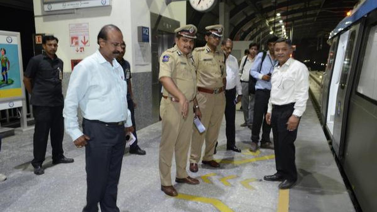 150 policemen being trained for metro rail security - The Hindu