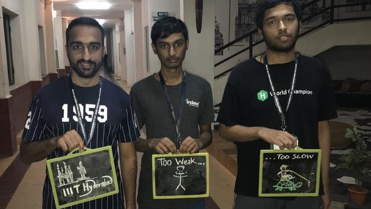 IIIT-H team in world finals of programming contest - The Hindu