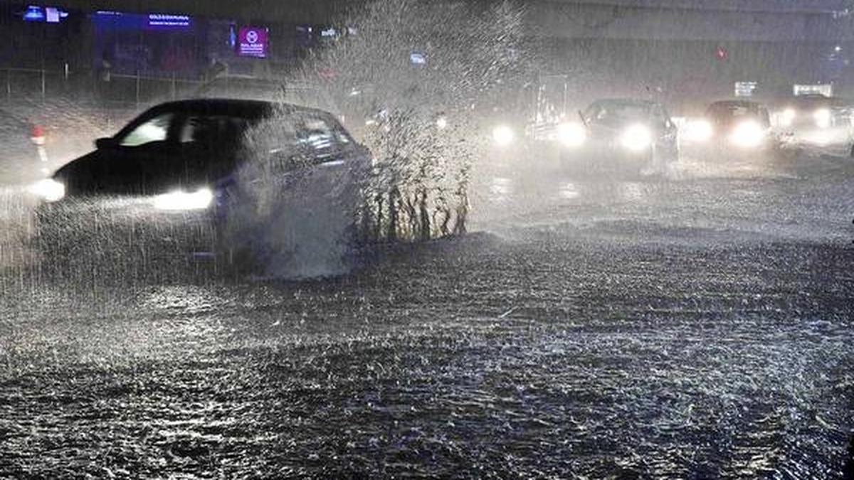 Sudden downpour soaks city - The Hindu