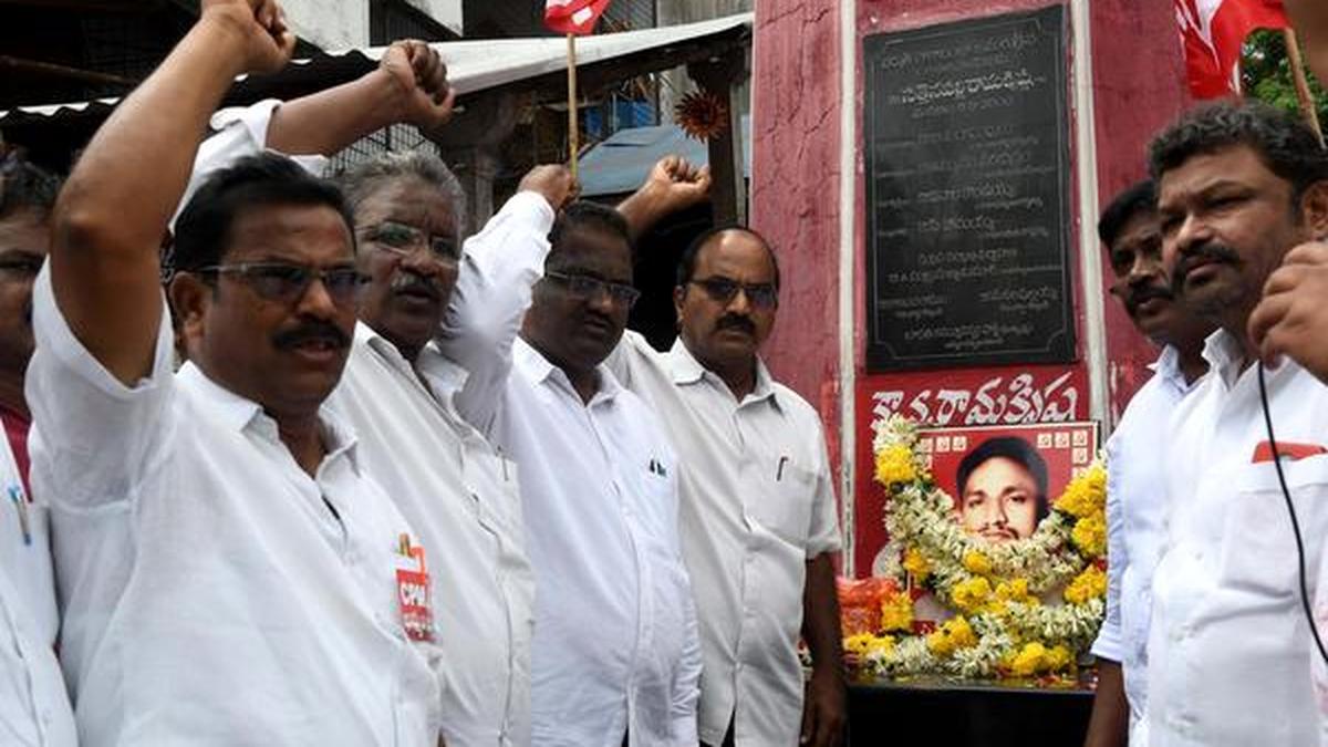 Tributes paid to Basheerbagh firing victims - The Hindu