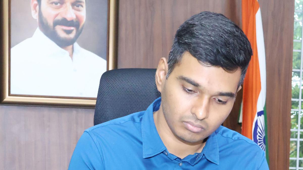 A 2017 batch IAS officer takes charge as Medchal collector - The Hindu
