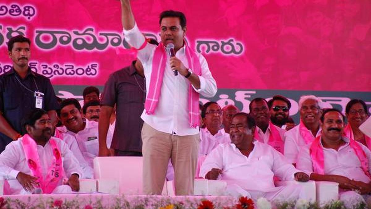 Let TRS flag fly high: KTR - The Hindu