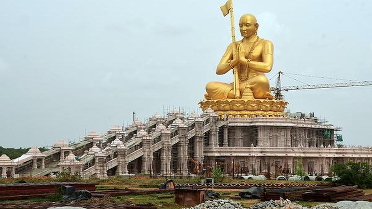 A 216-foot-tall celebration of Ramanuja - The Hindu