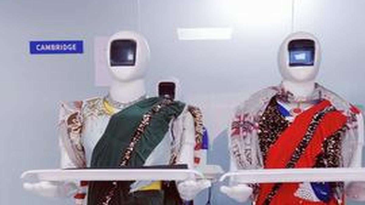 India-made robots chat up diners at Hyderabad restaurant - The Hindu