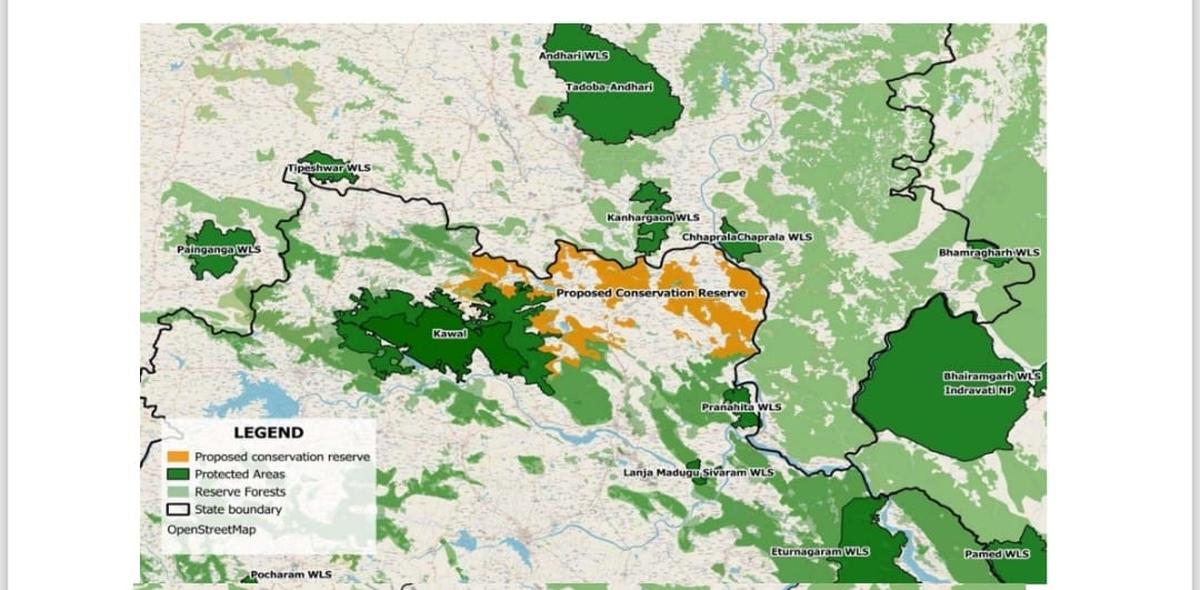 Tiger corridor of Kawal notified as Kumram Bheem Conservation Reserve ...