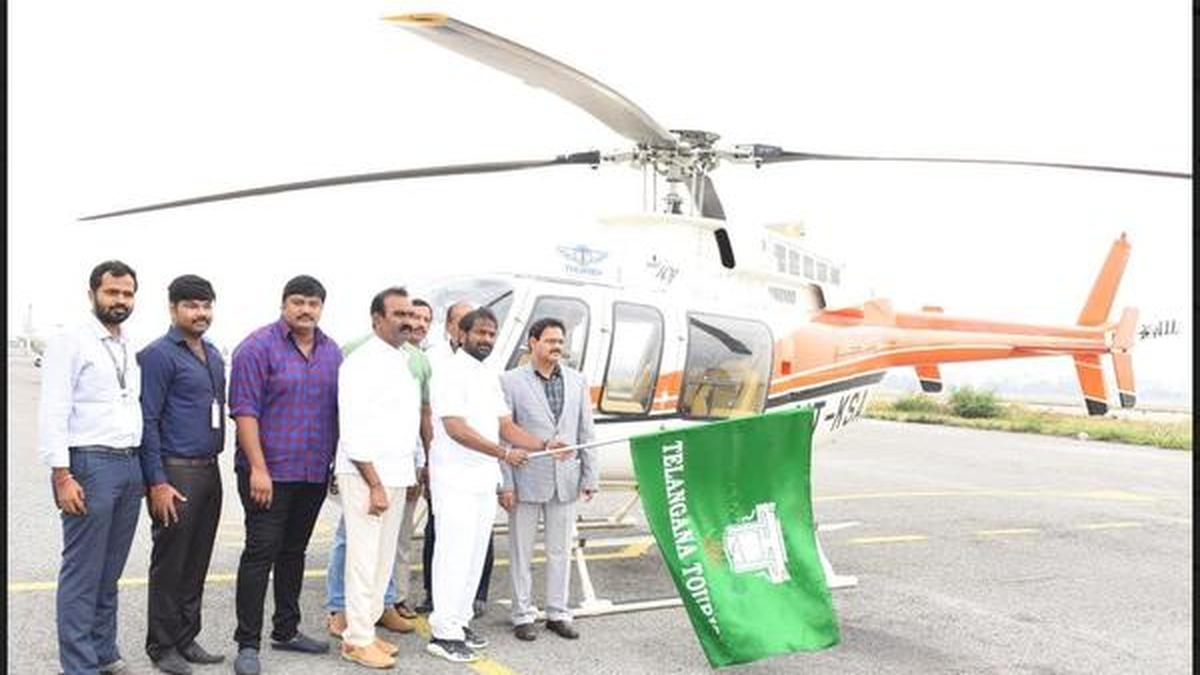 Chopper services launched - The Hindu