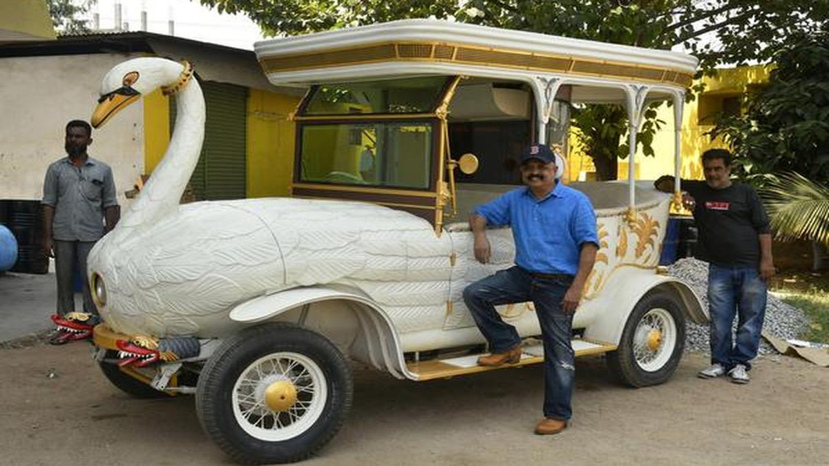 A Swan Car from Sudhakar - The Hindu