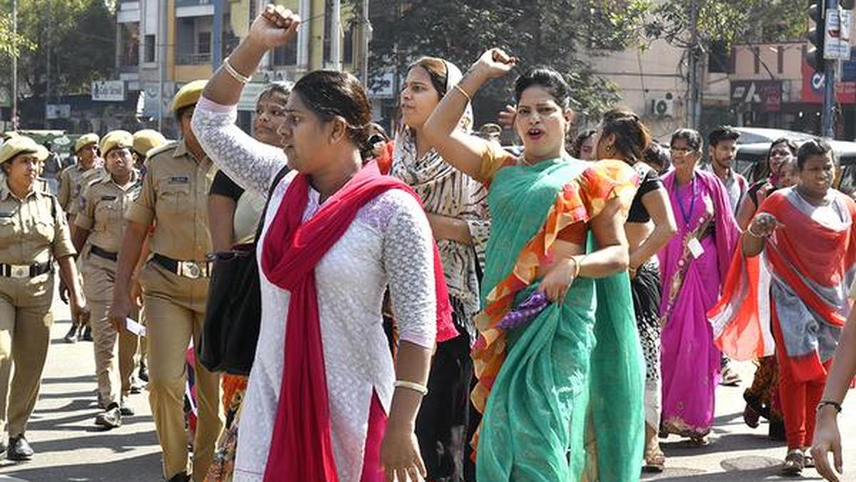 Transgenders hold rally opposing two bills - The Hindu