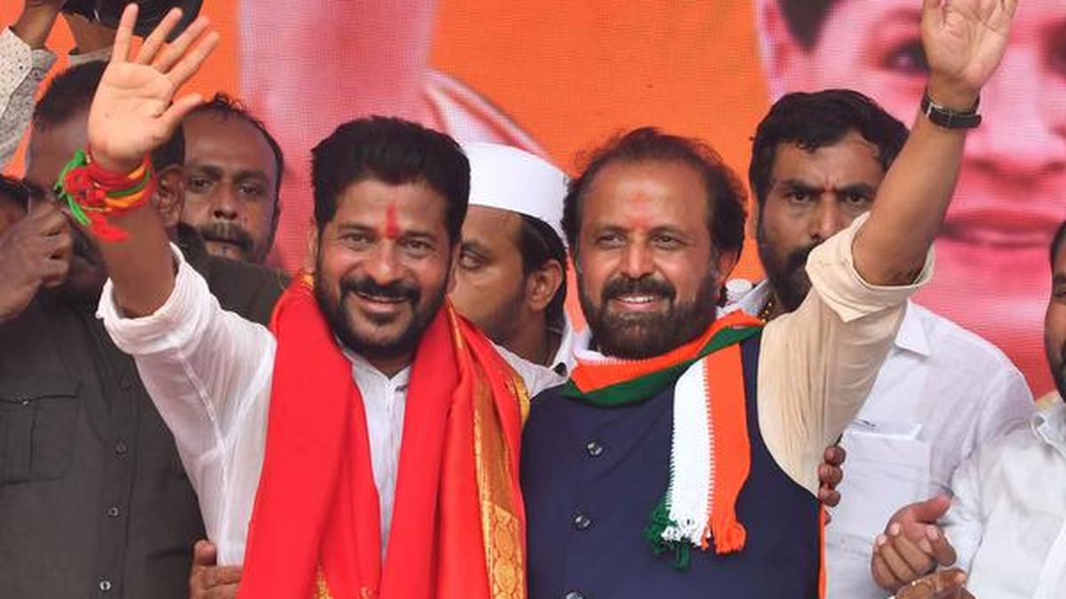 Revanth Reddy takes over as TPCC president amid fanfare - The Hindu
