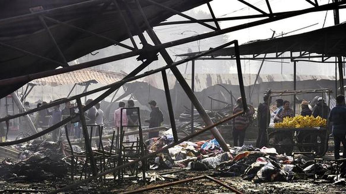 How MEPMA stalls survived the fierce Numaish blaze - The Hindu