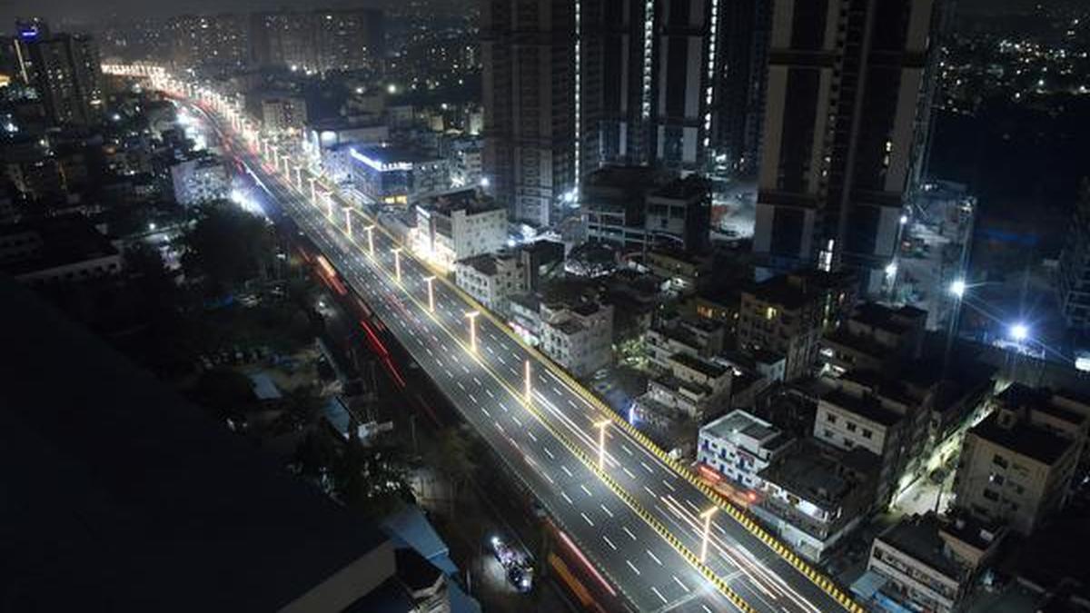 City’s longest flyover launched - The Hindu
