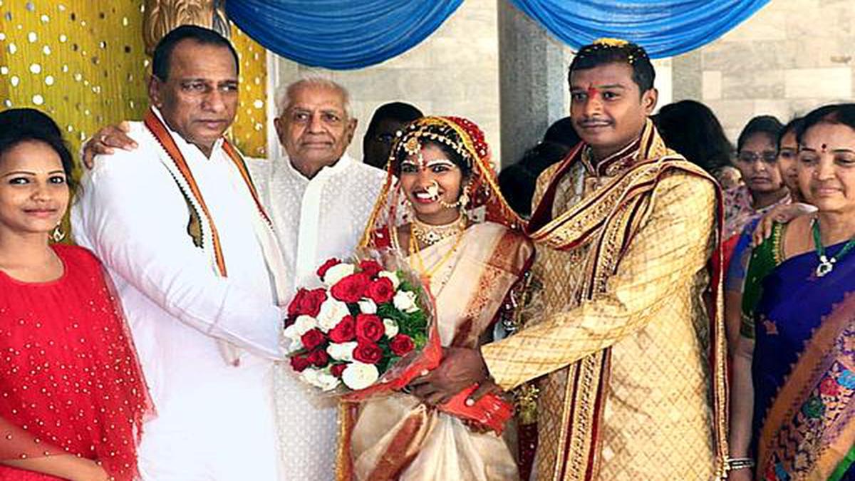 Minister turns parent for orphan at her wedding - The Hindu