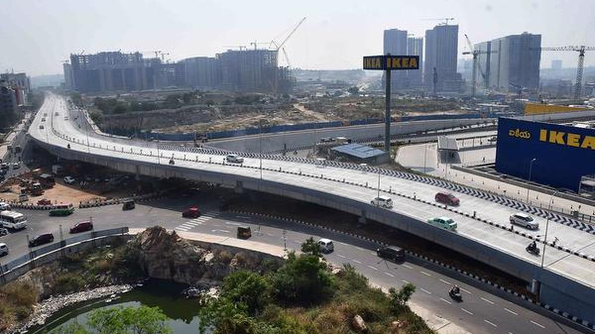 Flyover at Mindspace junction thrown open - The Hindu