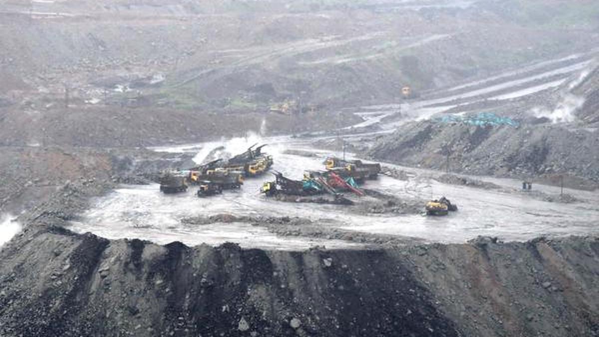 Heavy rains hit mining - The Hindu