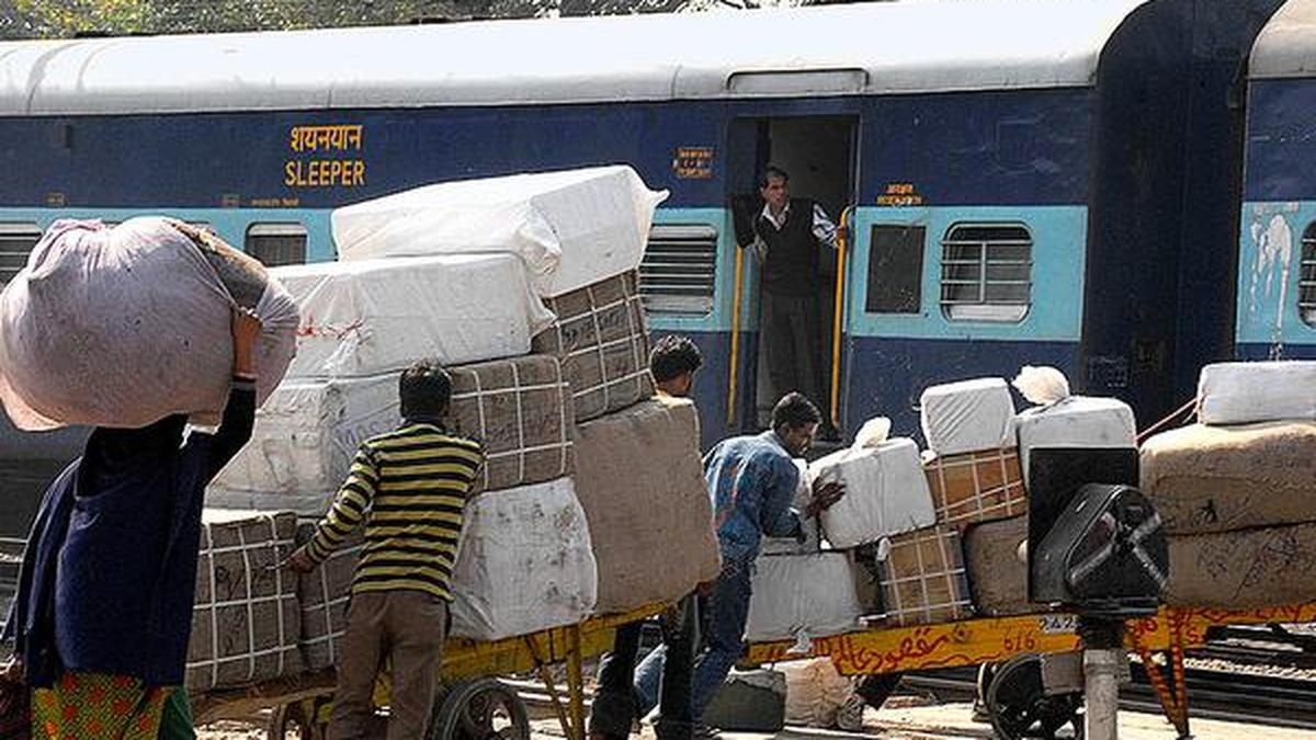 Record freight operations by Railways - The Hindu