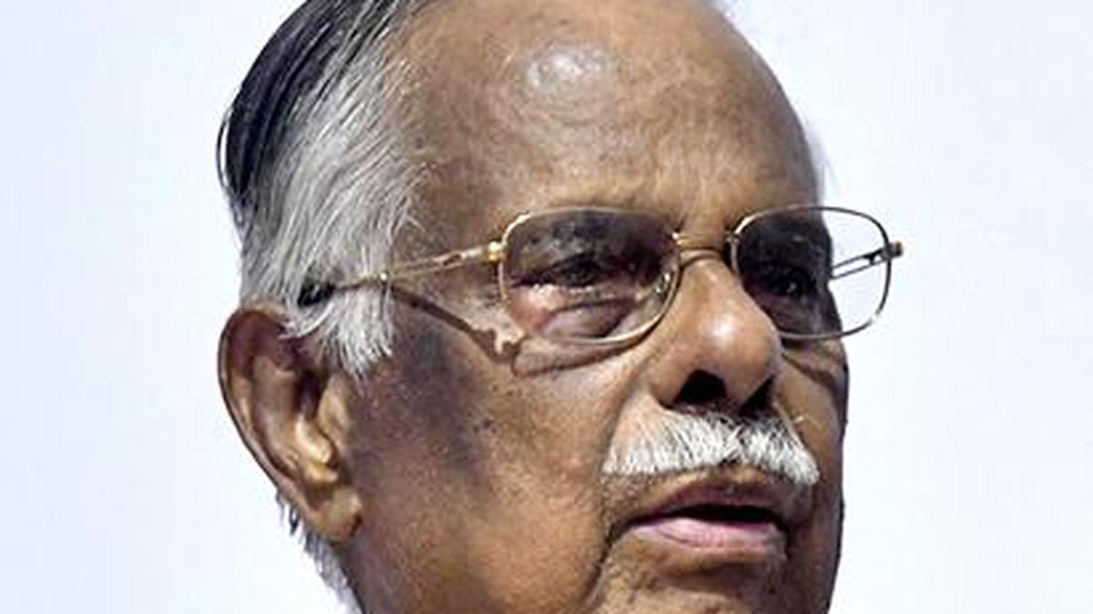 Balamani Amma Award presented to Padmanabhan - The Hindu