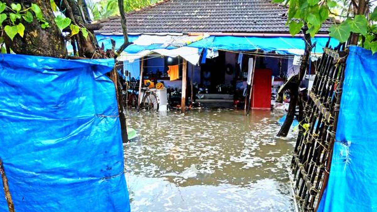 More than a hundred homes affected in Chellanam - The Hindu