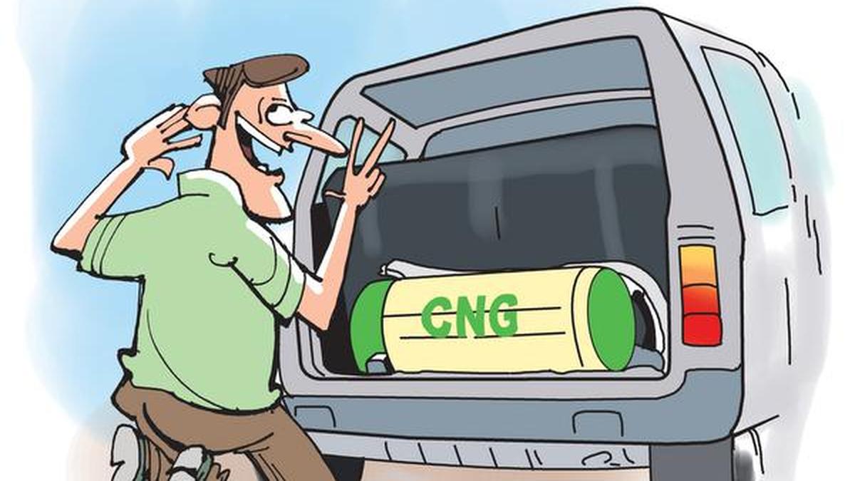CNG saves day for car owners hit by skyrocketing fuel price - The Hindu