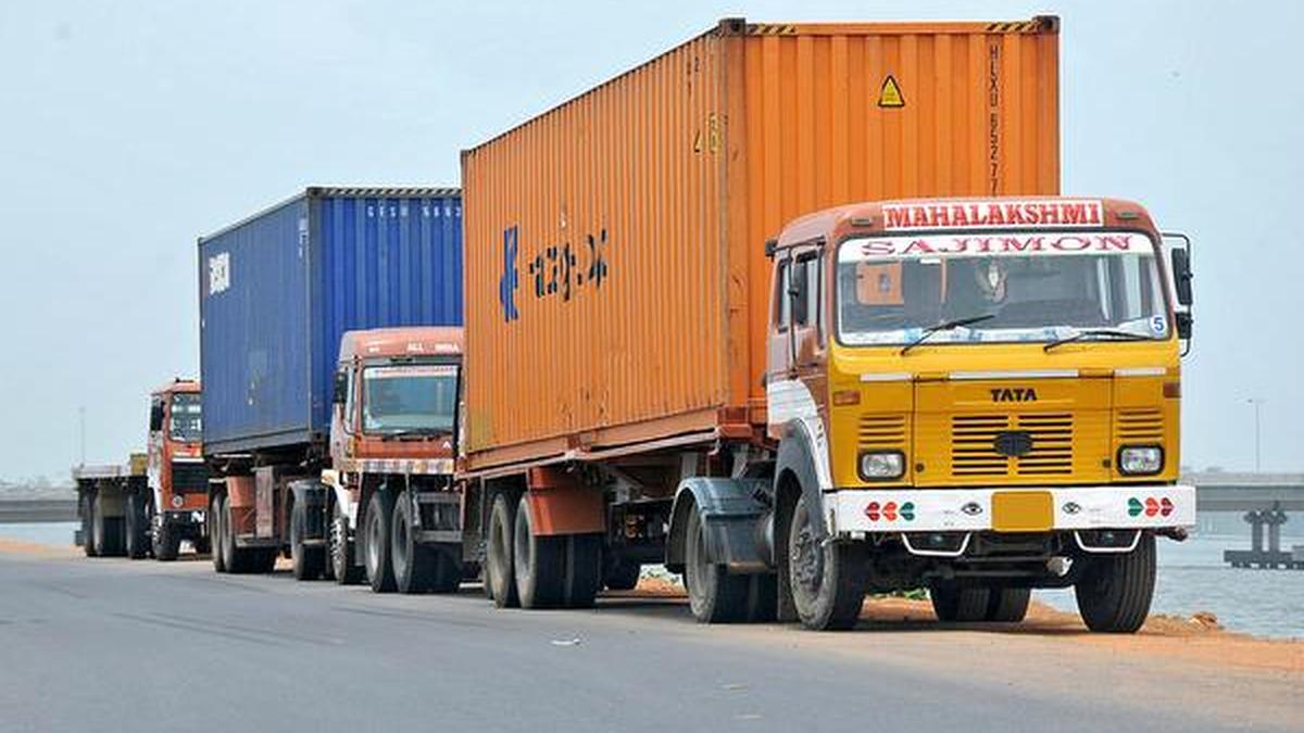 Natpac studying cost of goods transport by container carriers - The Hindu