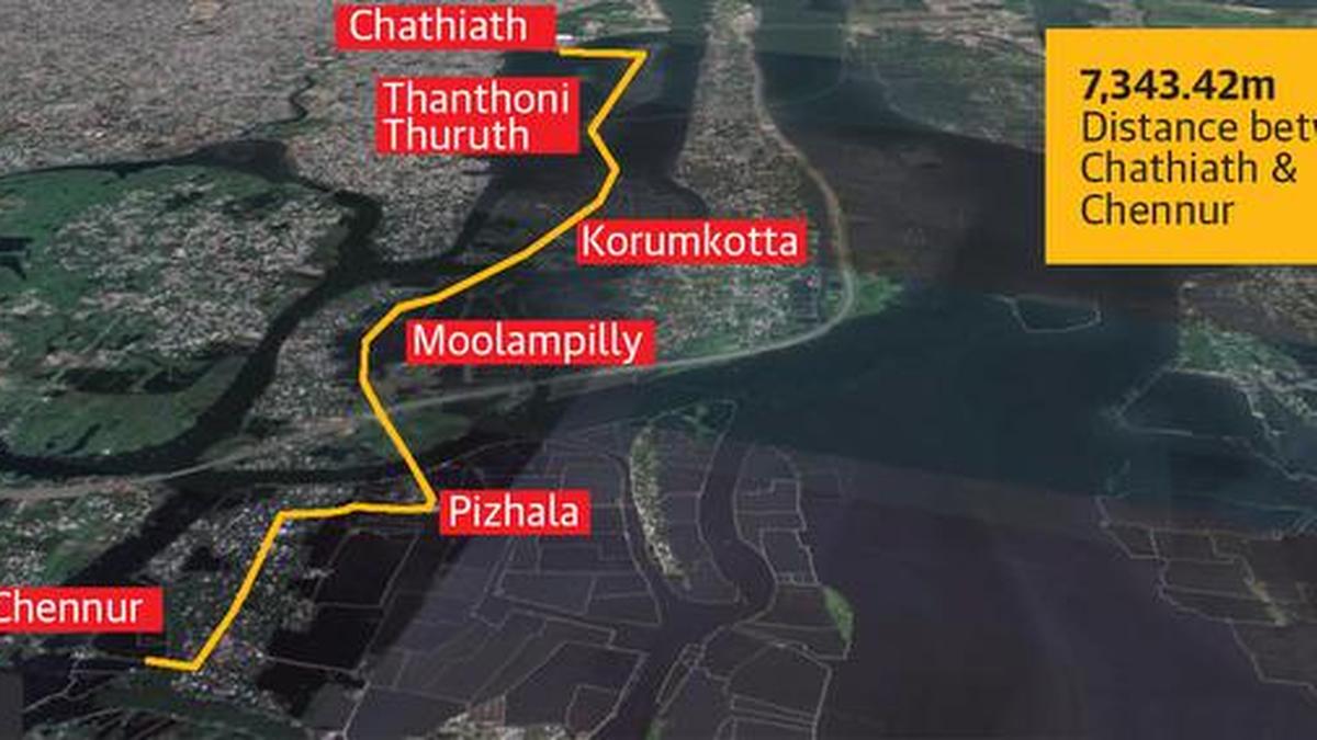Demand for Chathiath-Chennur road grows louder - The Hindu