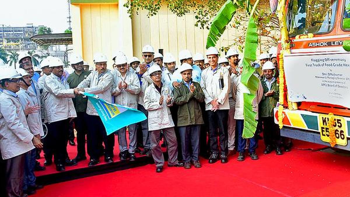 BPCL Kochi refinery launches food grade hexane - The Hindu
