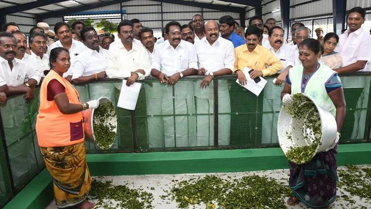 First micro composting centre inaugurated at Thathaneri - The Hindu