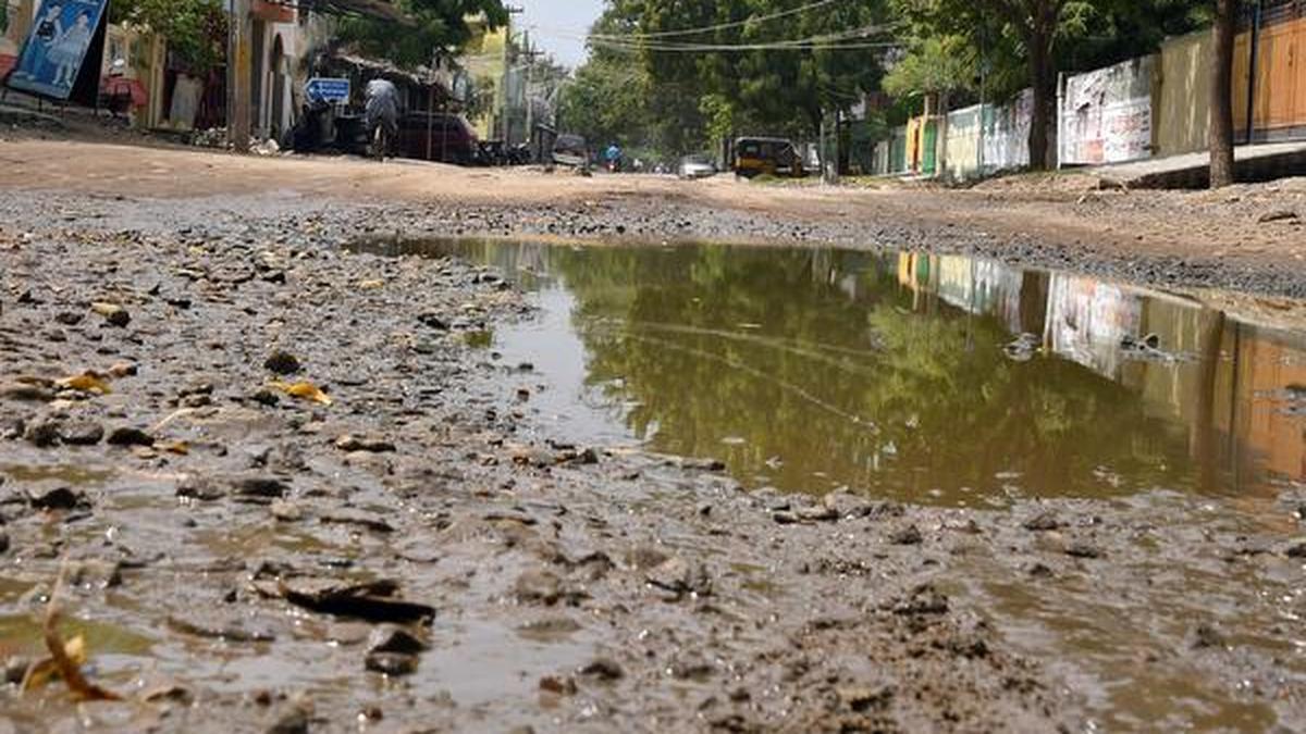 Bad roads give nightmares to residents - The Hindu
