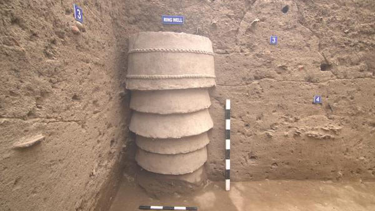 Two new ring wells at Agaram may well mark end of 7th phase - The Hindu