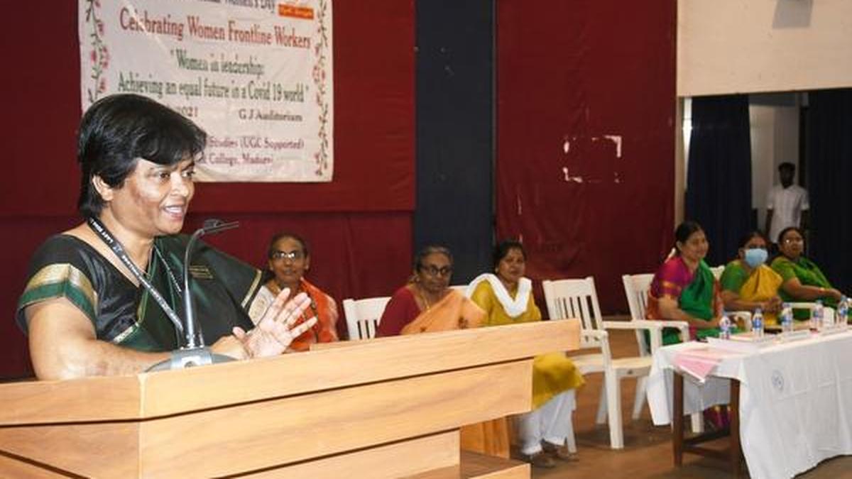 Women who stood on the frontline honoured - The Hindu