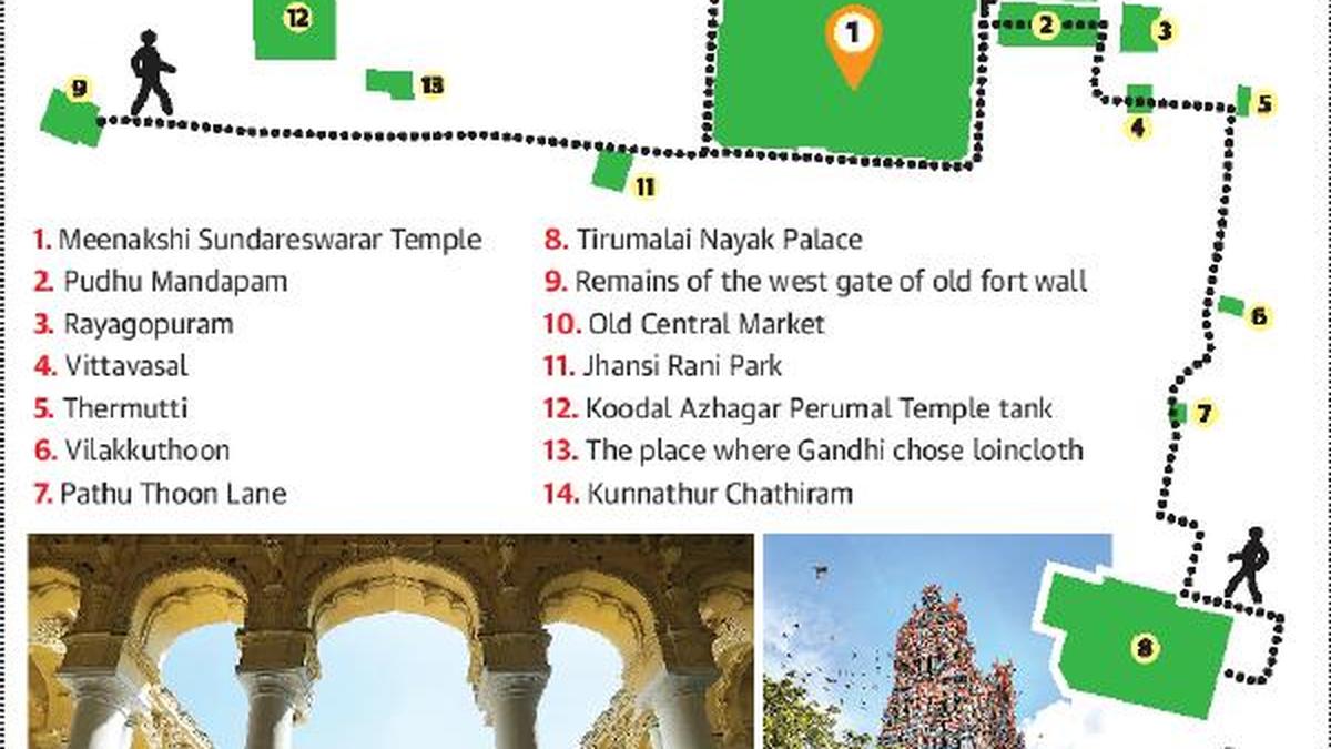 All attractions mapped for tourists in Madurai - The Hindu