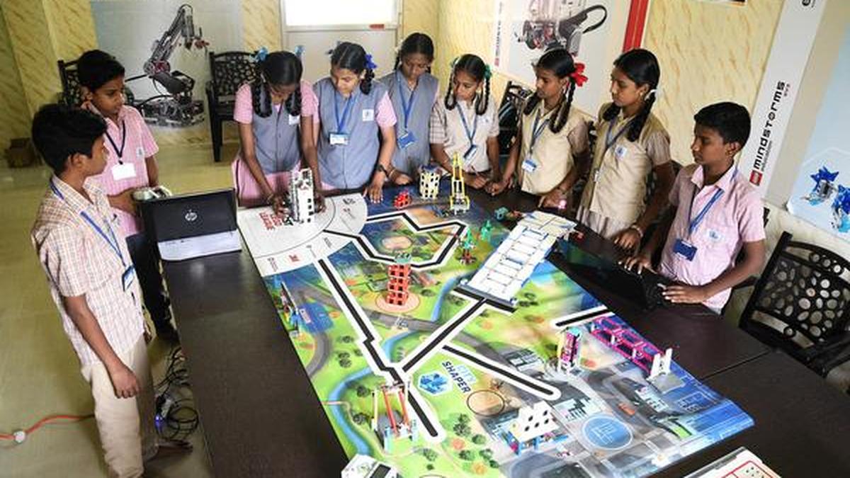 Robotics lab aids in improving creativity - The Hindu