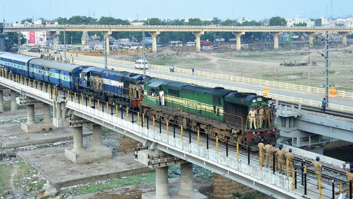 Train services through Madurai junction resume - The Hindu