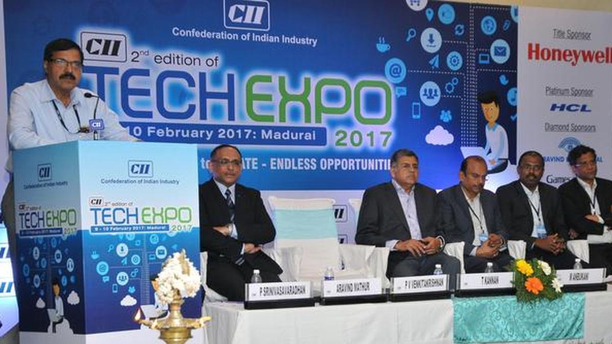 CII tech expo beginsEngage ways to build Madurai city - The Hindu
