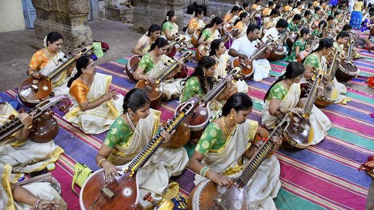 A tribute through veena - The Hindu