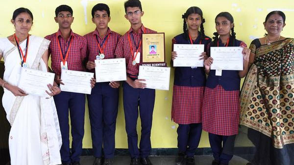 Students win accolades - The Hindu