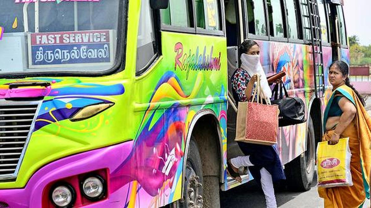 Private operators ply mofussil buses - The Hindu
