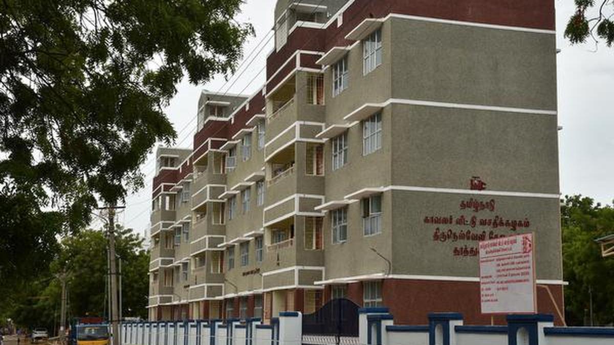 Police quarters await inauguration - The Hindu