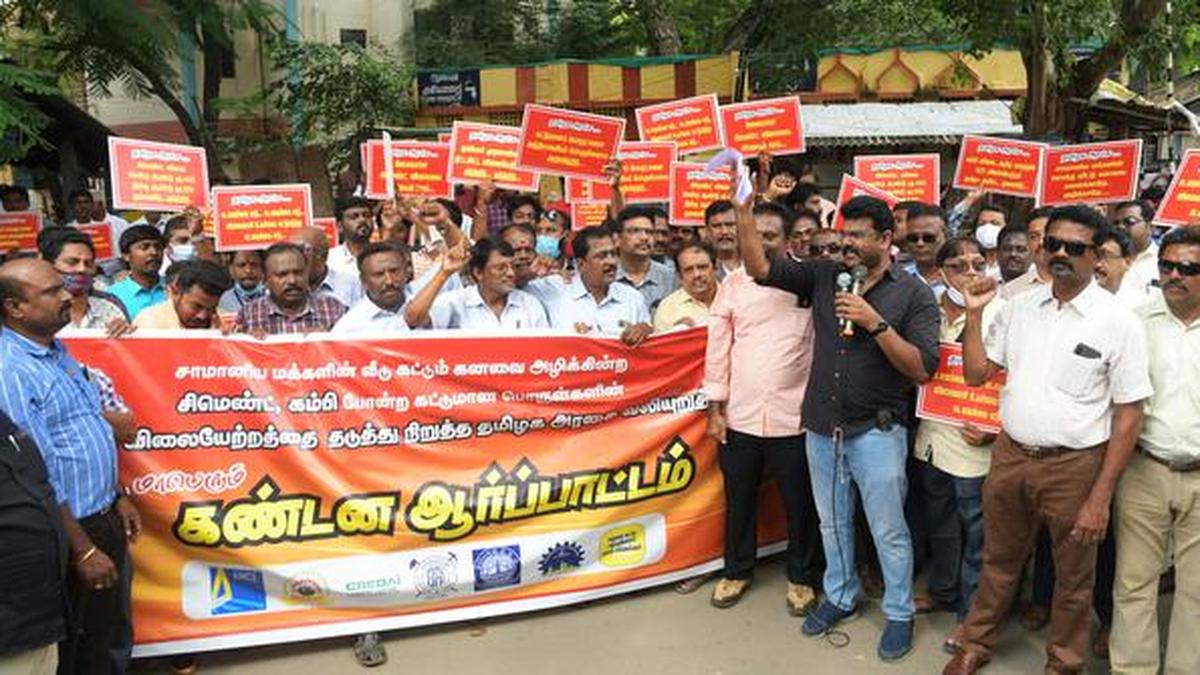 Civil engineers protest spiralling prices of construction materials ...