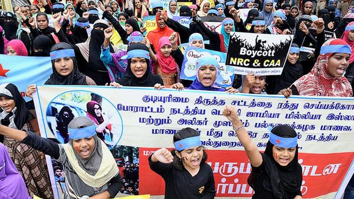 Protest against CAA intensifies - The Hindu