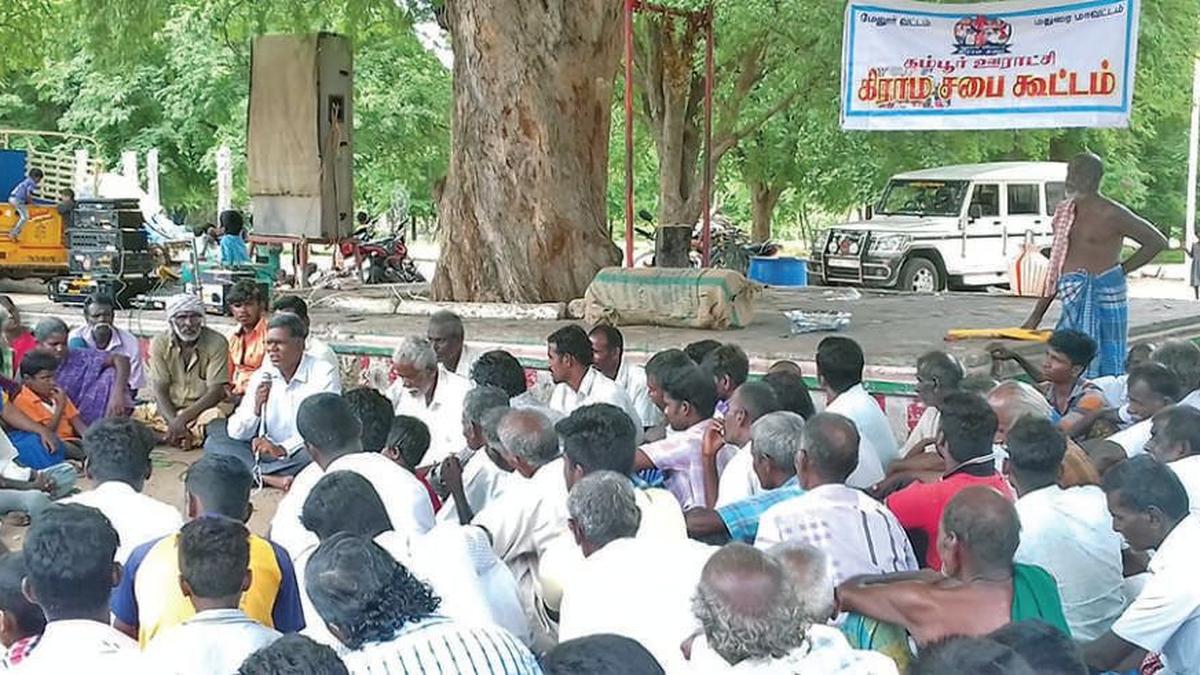 Village shows how to hold gram sabha meetings - The Hindu
