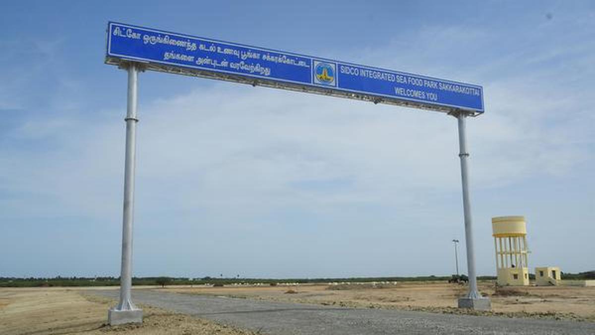 SIDCO develops integrated seafood park - The Hindu