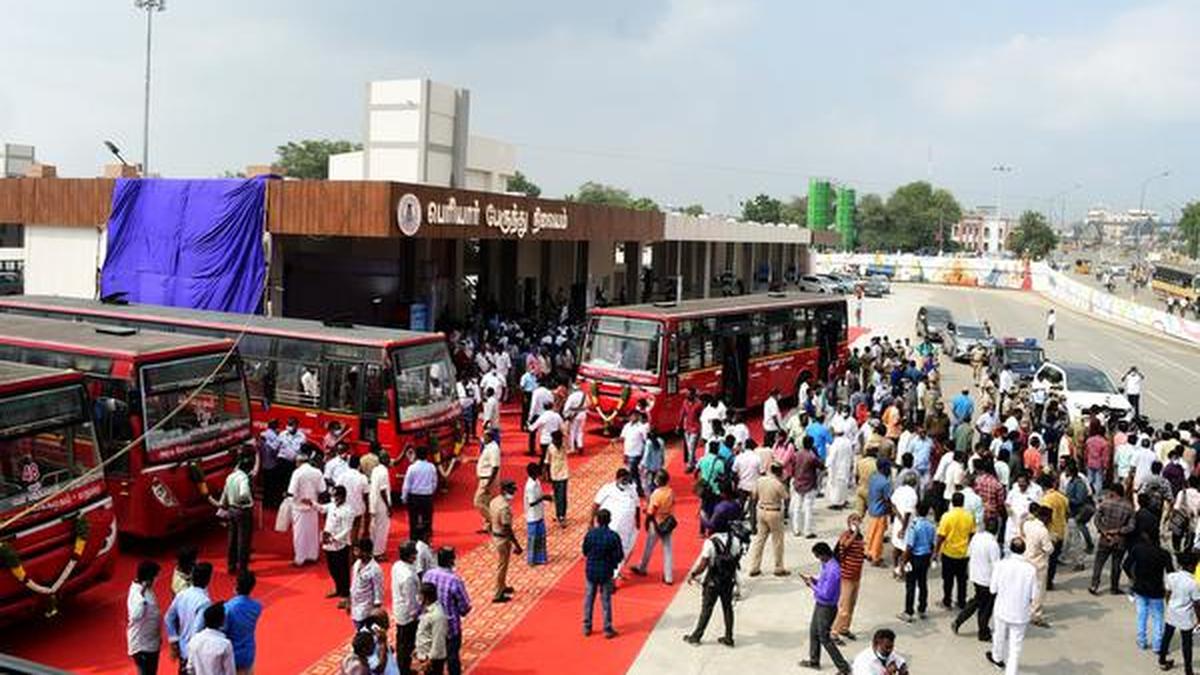 CM inaugurates renovated Periyar bus stand - The Hindu